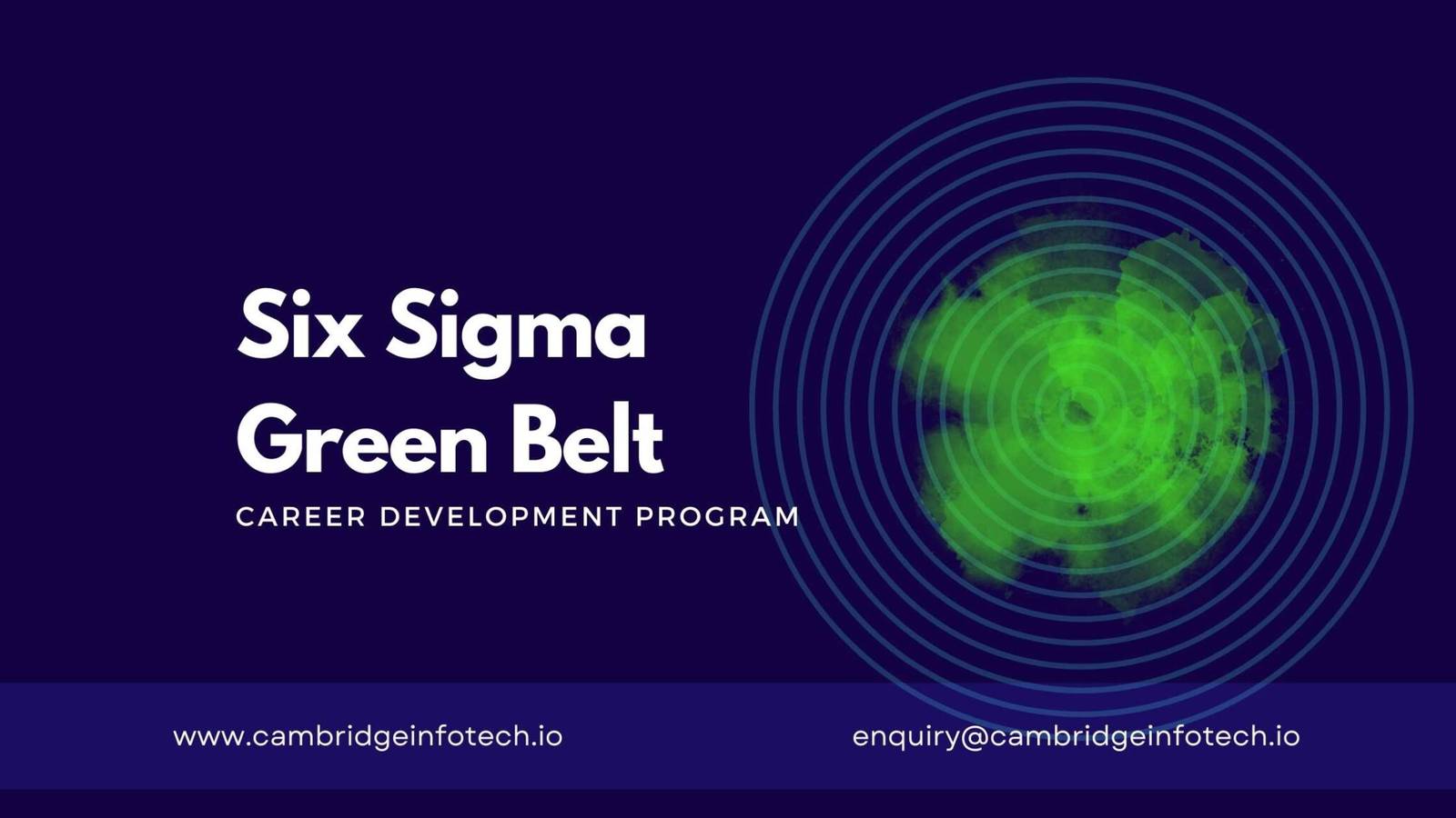 Six Sigma Green Belt Program in Bangalore