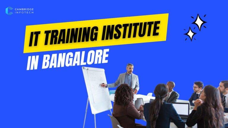 Best IT training institute in Bangalore (2025)